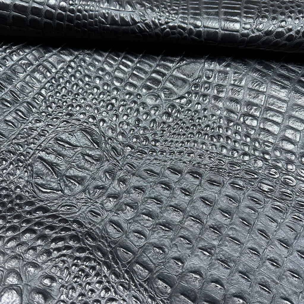 Hand-Stained Hornback Crocodile Embossed Cow Leather, 3 oz | 25+ Colors ...